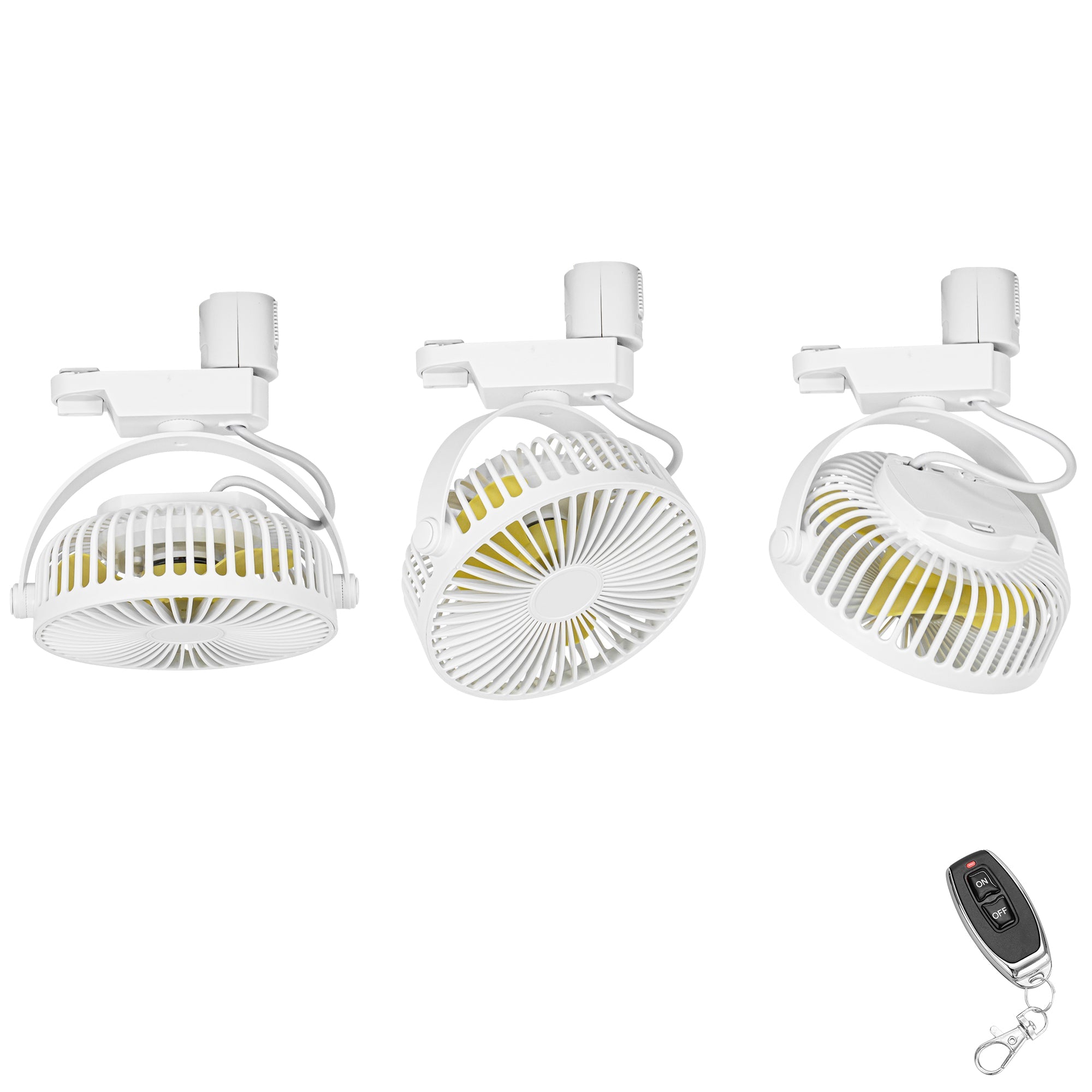 Track Ceiling Fan | Remote Control, Cool Air, Easy Setup – KivenLighting