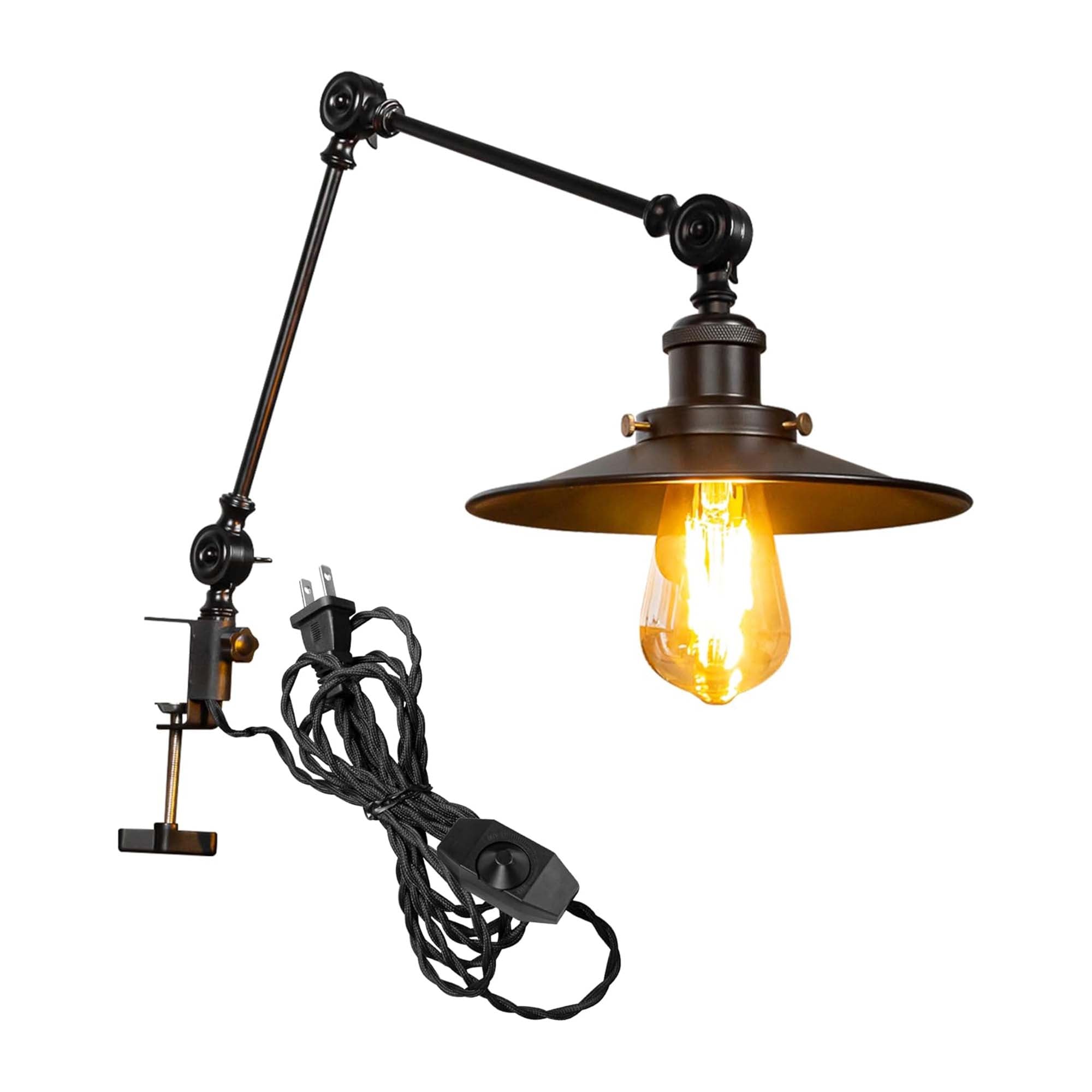 Dimmable Clip-on Lamp | Flexible Arm for Any Space – KivenLighting